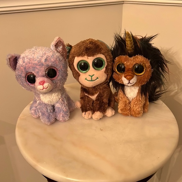 Ty | Toys | Ty Beanie Boos Bundle Of 3 Stuffed Animals 5 Plush Toy ...